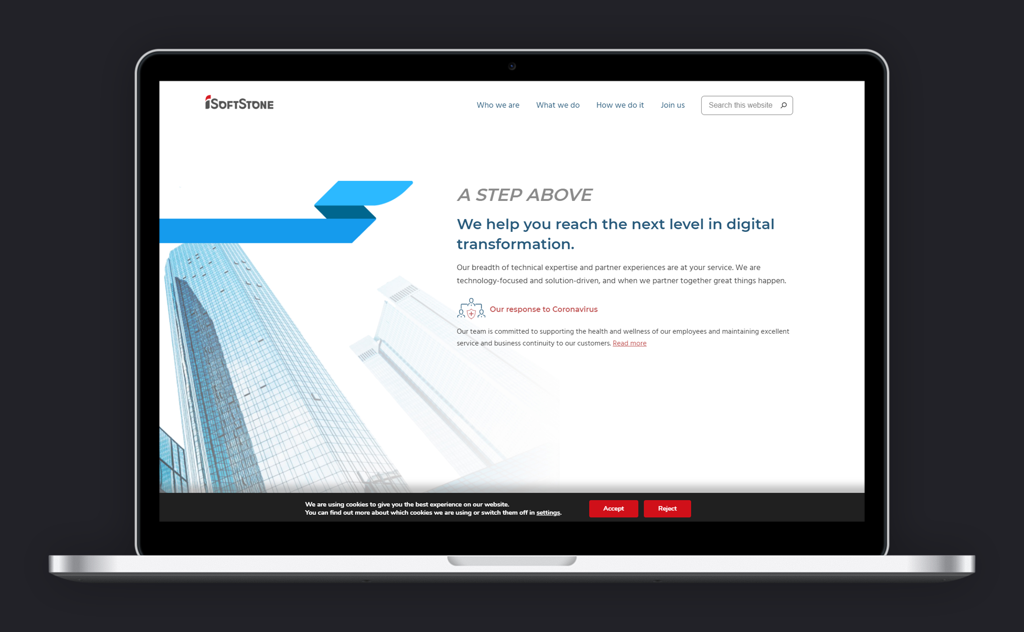 iSoftStone company website revamp - Angela Giese